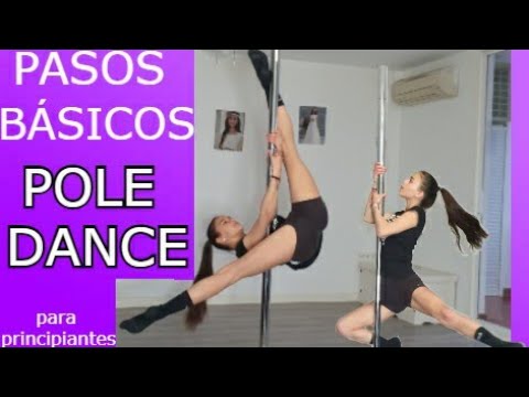 ¡PASOS BÁSICOS de POLE DANCE para PRINCIPANTES! | ALESSANDRA NADIA |