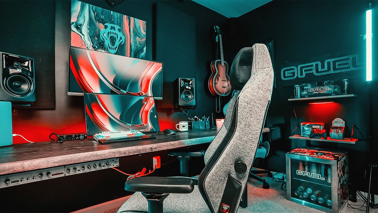 Building my DREAM Gaming / MacBook Pro Desk Setup for my 2021 Setup ...