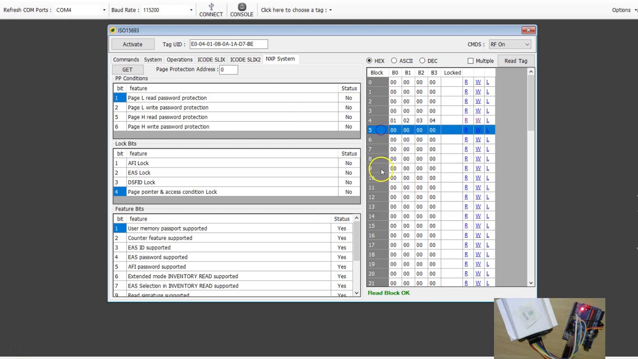 ICODE SLIX2 - Read/Write Password - YouTube