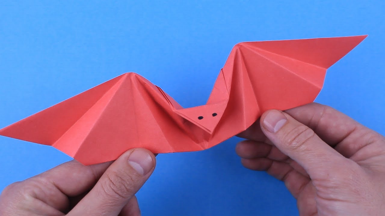 How to make a bat out of paper - YouTube