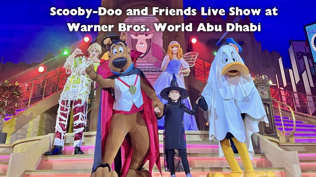 Scooby-Doo and Friends Live Show at Warner Bros World Abu Dhabi | Scooby Doo Live Show Halloween ...
