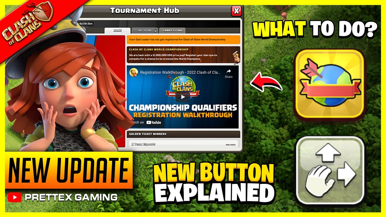 New Update - New Tournament Hub Button in Coc - Tournament Hub ...