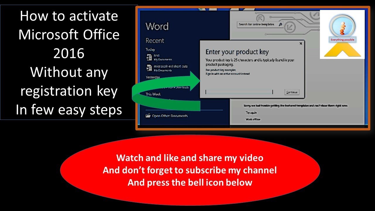How To Activate Ms Office 2016 Without Registration Key In Few Easy how-to-activate-ms-office-2016-without-registration-key-in-few-easy