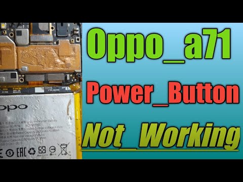 Oppo A71 Power Button Not Working Problem Solve# How To Make Phone ...