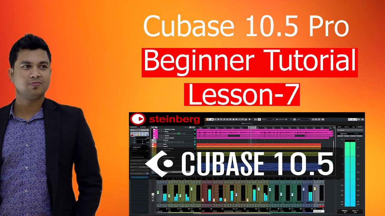 How to Make Drums Beat in Cubase 10.5 Pro | Beginner Tutorial(Part-7)|Groove Agent 5|Bangla ...