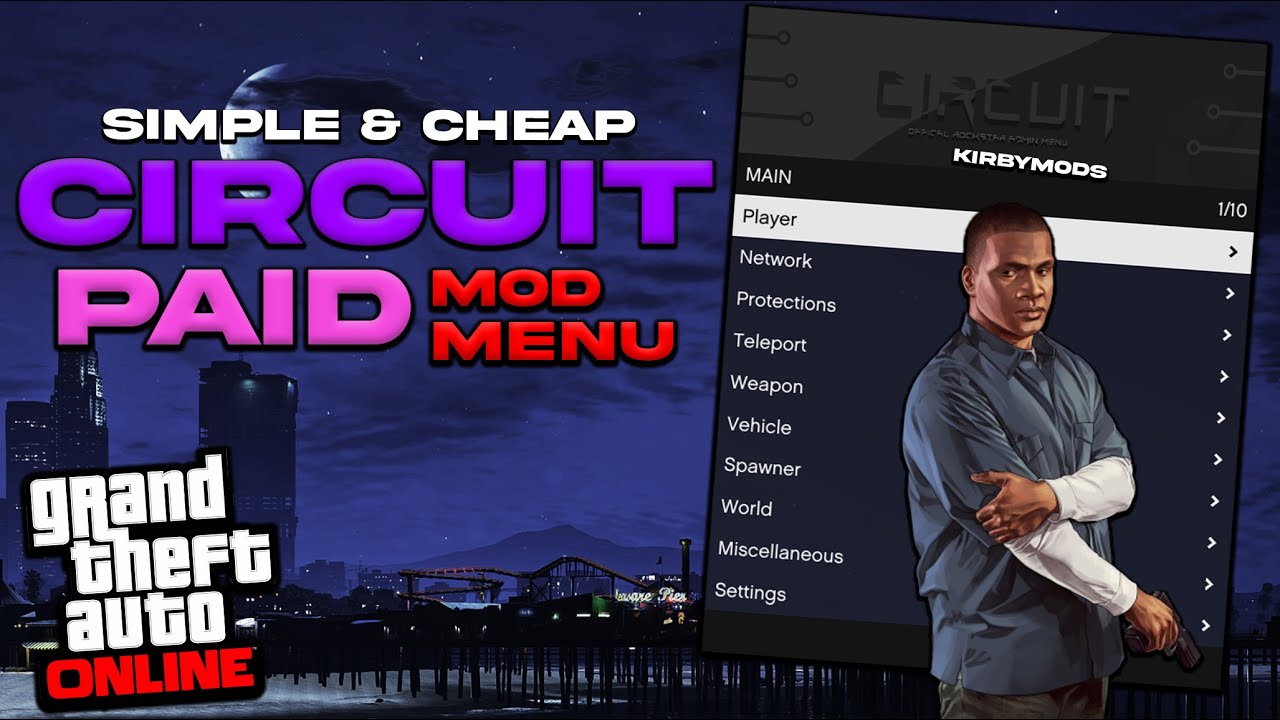 Circuit Mod Menu For GTA 5 | Showcase - YouTube