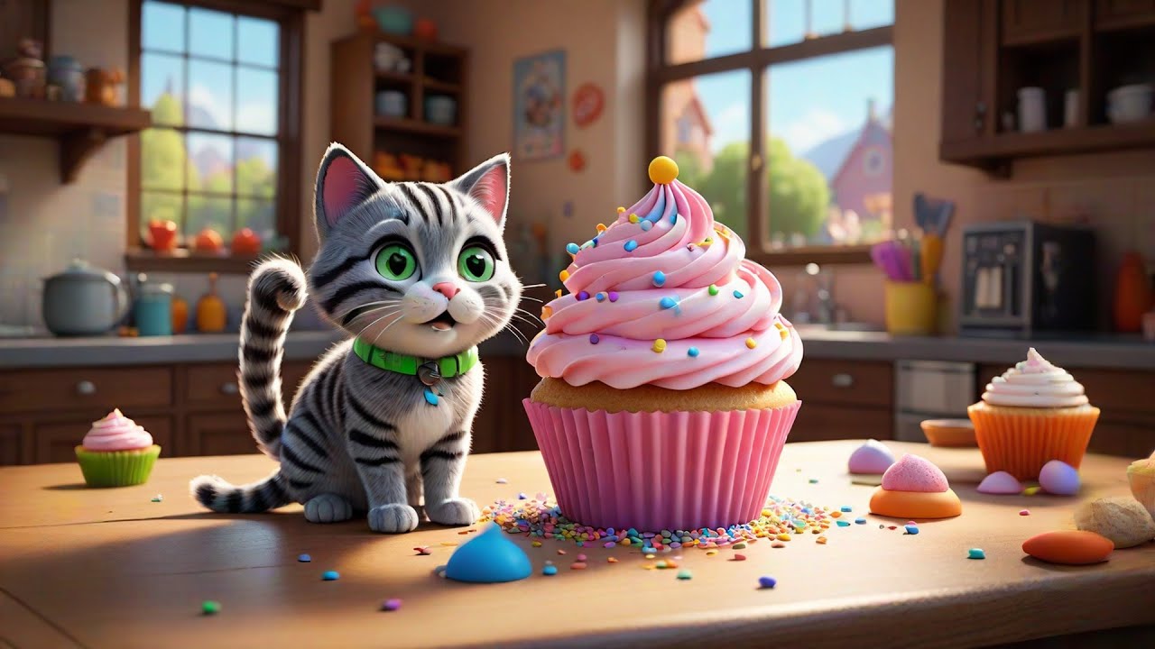The Cat’s Curious Cupcake 🐱🧁 | Children’s Storytime | Sweet and ...