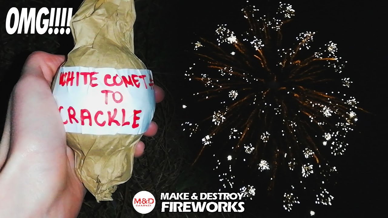 3'' FIREWORK SHELL - DIY Rising Effect! [White Comet #2 to Dragon Egg ...
