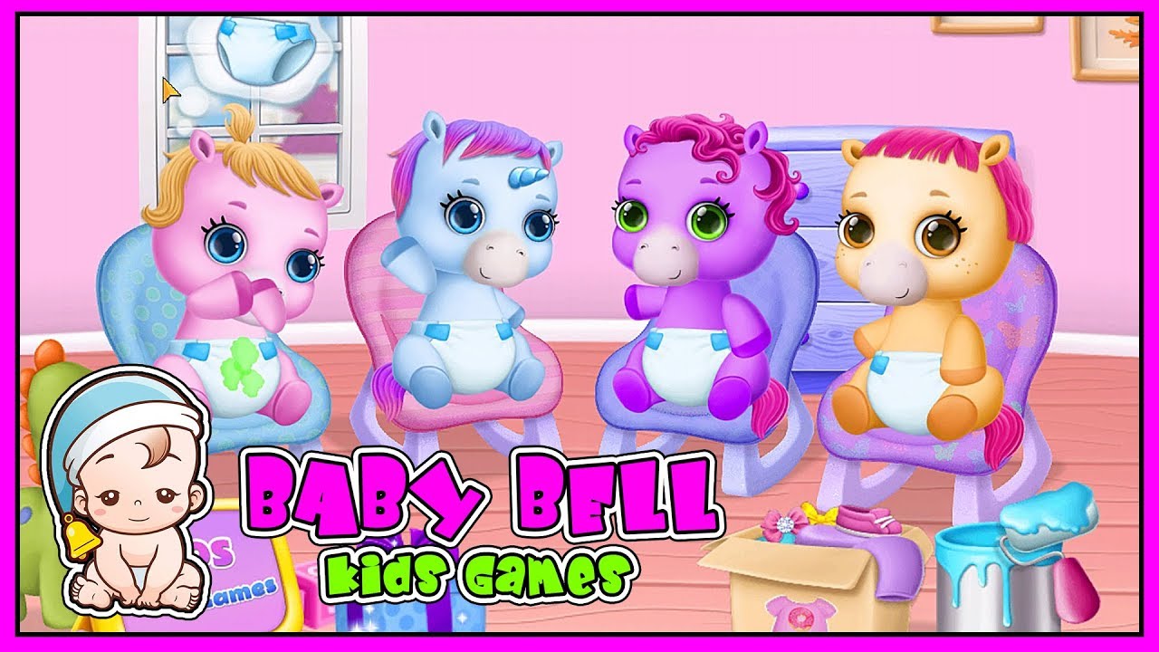 Baby Pony Sisters - Virtual Pet Care & Horse Nanny | Baby Bell - Kids ...