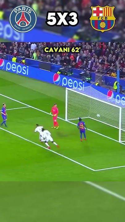 La remontada - Barcelona 6 x 1 PSG #shorts #barcelona #psg #championsleague - YouTube