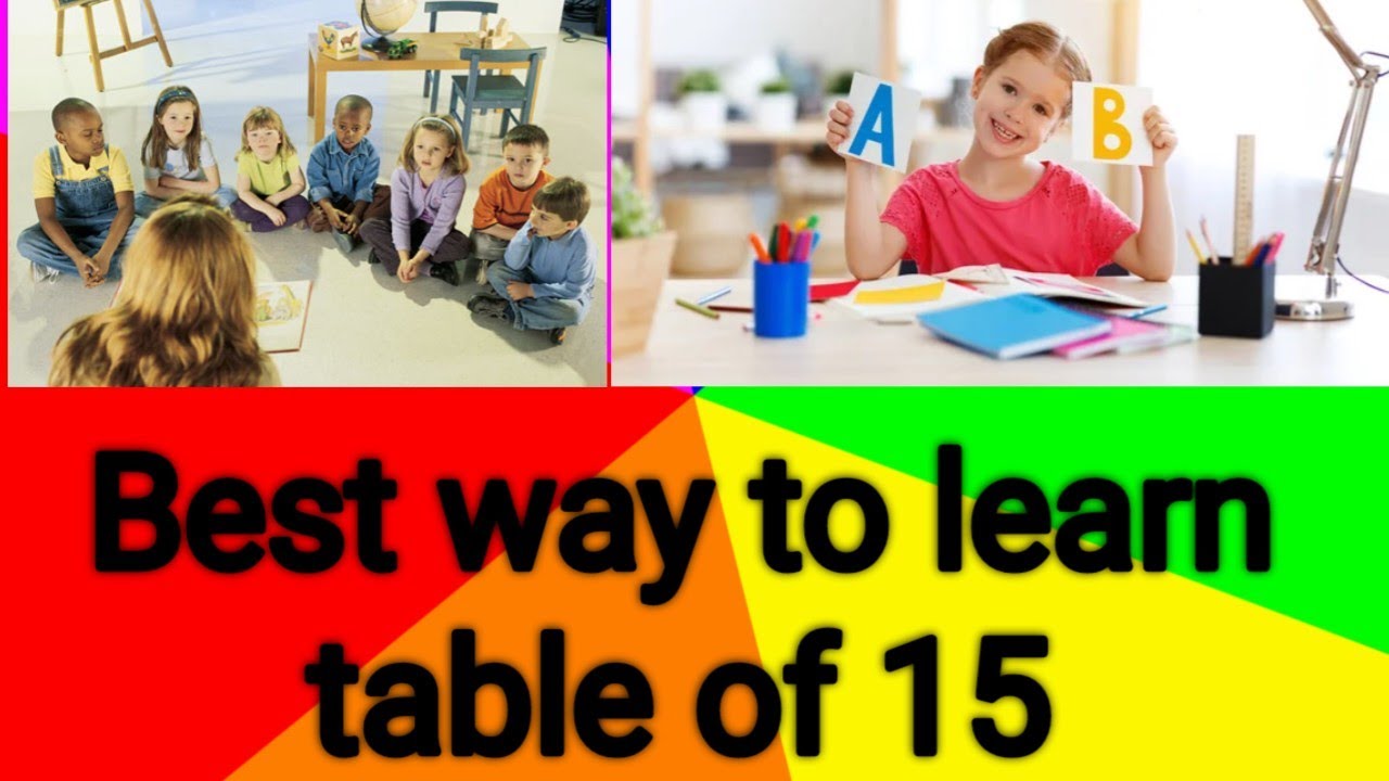 Best way to learn table of 15 - YouTube