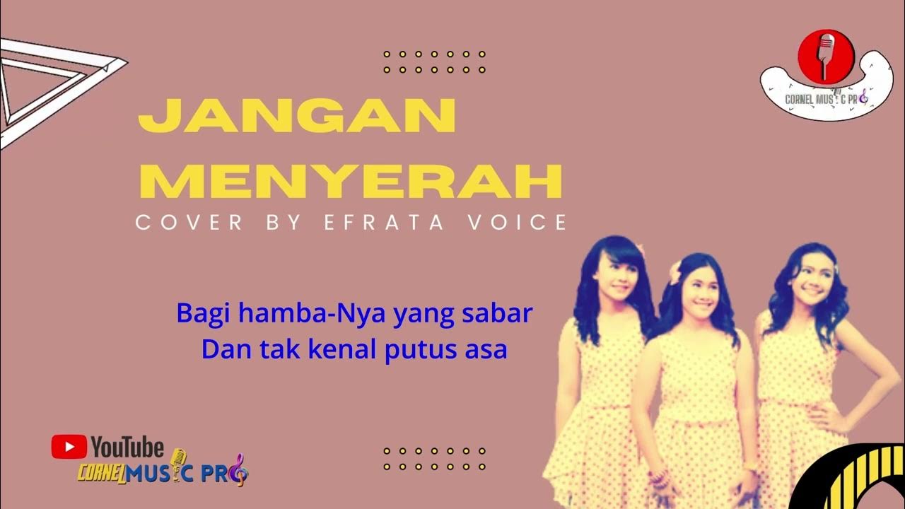 P0P INDONESIA POPULER | JANGAN MENYERAH - D' MASIV COVER BY EFRATA VOICE | VIDEO LYRIC - YouTube ...