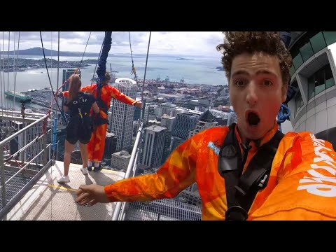 The Tourist Bus - Benson Boone Leaps Off Auckland's Sky Tower (A 192 ...