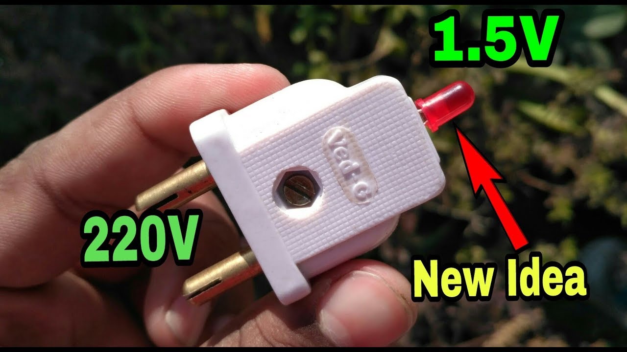 How to connect Light to 220V AC🔌 Simple LED bulb / very easy at home ...