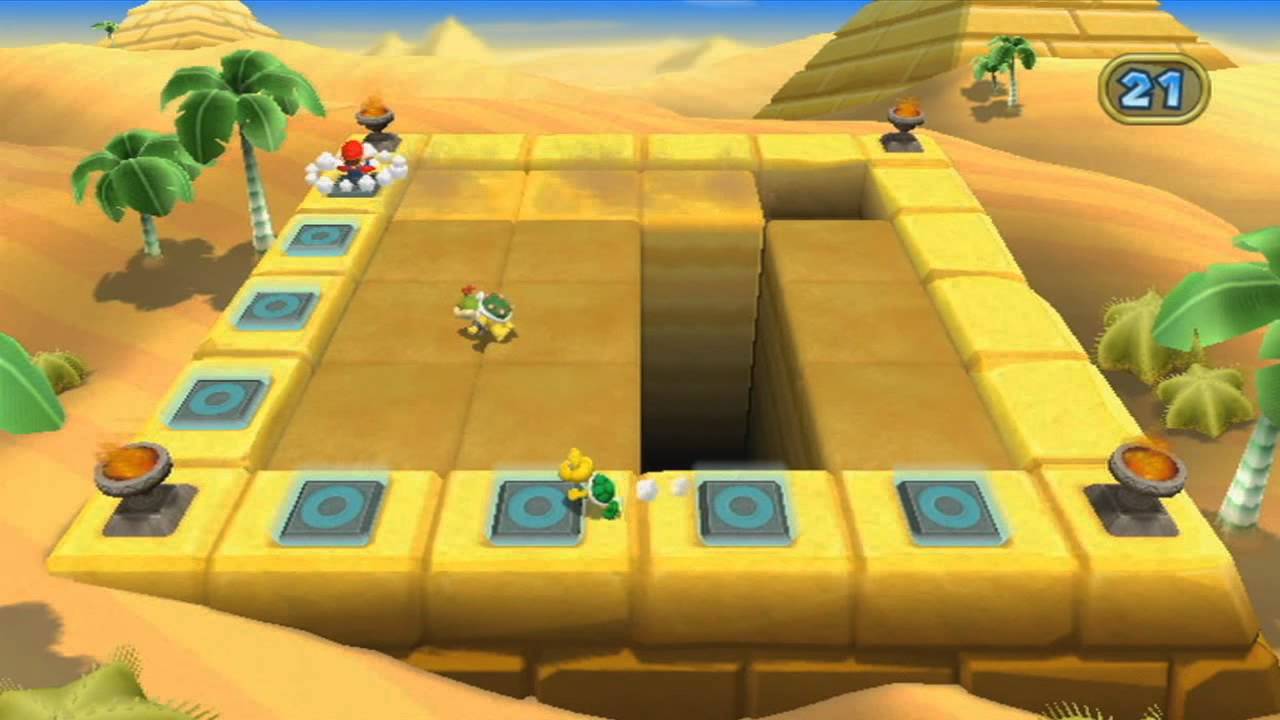 Mario Party 9 Bowser Jr. Minigame - Sand Trap - YouTube