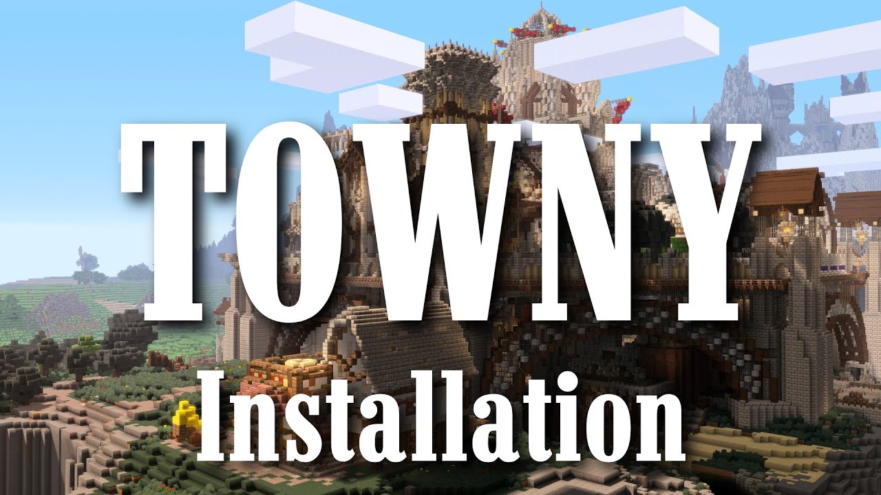 Towny | Installation | Bukkit Server Plugin | German | HD - YouTube