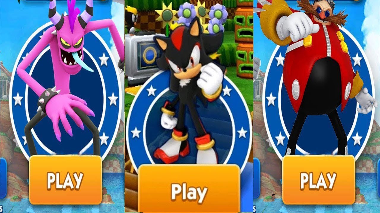 Sonic Dash - Gameplay Walkthrough Part 43 - Shadow All Characters (iOS ...