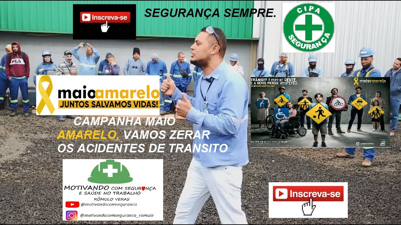 DDS/Palestra motivacional sobre: Campanha Maio Amarelo, zero acidentes ...