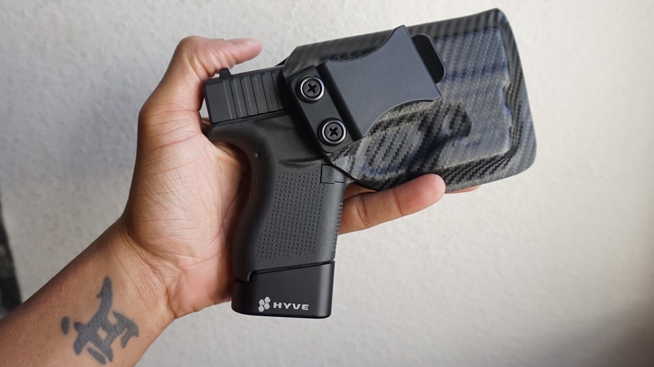 Hyve +2 extension & glock 43 holster | glock upgrades - YouTube