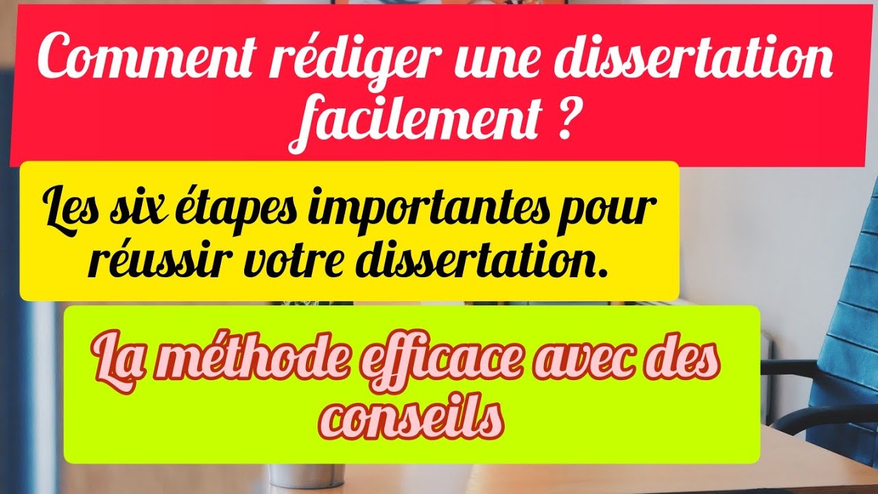 Comment rédiger une dissertation? Les étapes d'écriture avec des ...