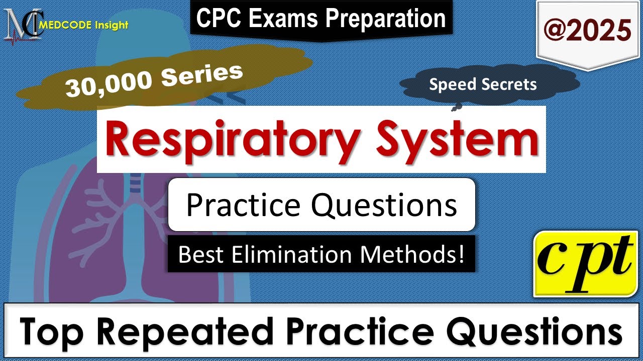 CPT Respiratory System Practice Questions - YouTube