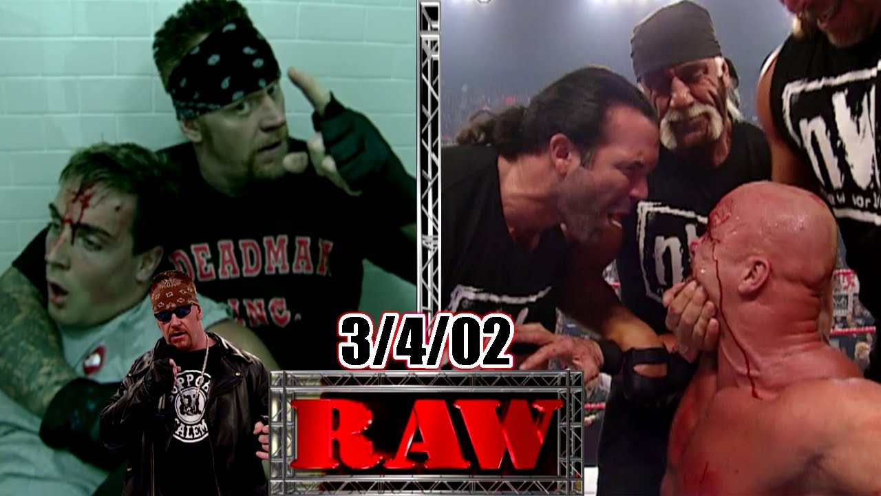 WWF RAW - March 4, 2002 Full Breakdown - Undertaker Visits Flair - nWo ...