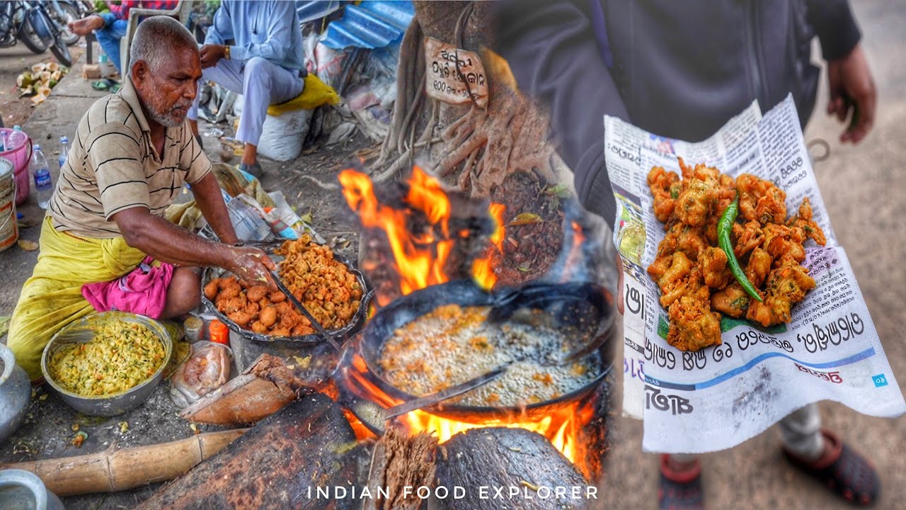 40 Types Of Vegetable Mix Pakoda Only 10₹/- | Bhubaneswar | Street Food ...