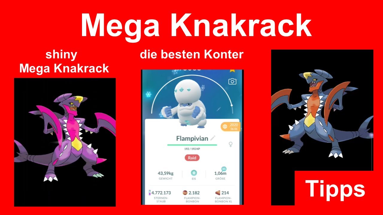 Mega Knakrack in Mega Raids besiegen, die besten Konter und Tipps ...