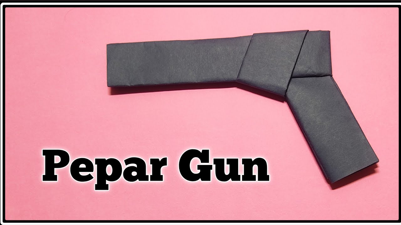 How to Make Paper Gun Toy | Paper Gun | Make Easy Paper gun kids ...