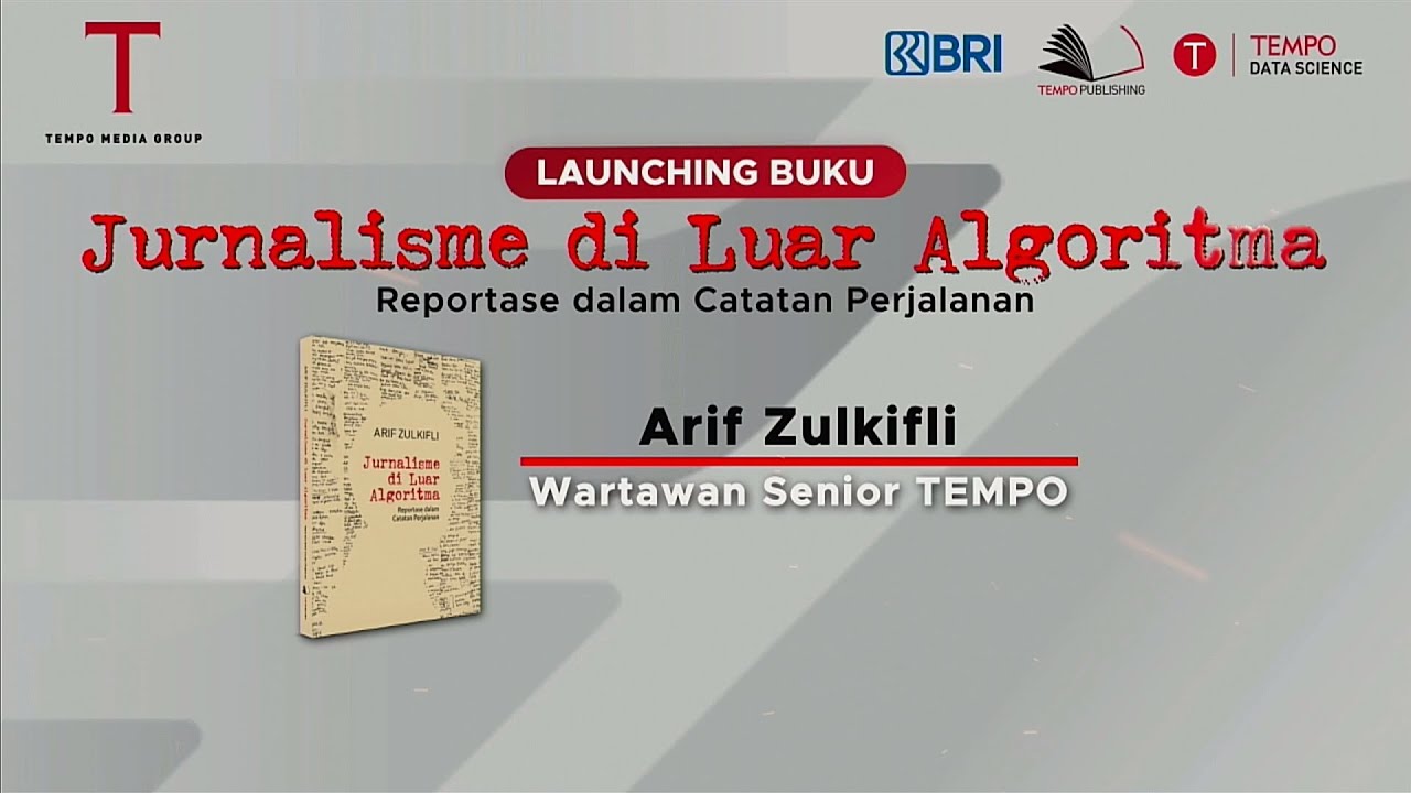 LAUNCHING BUKU JURNALISME DI LUAR ALGORITMA - YouTube