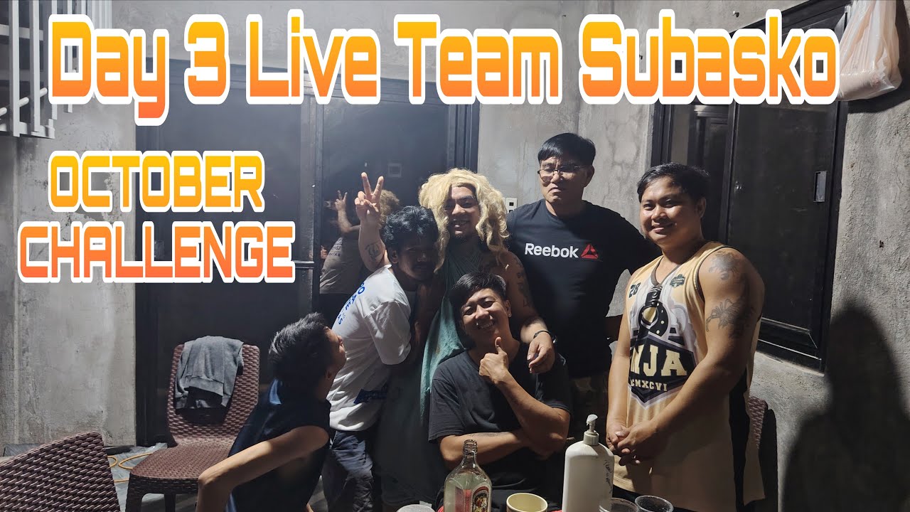 Day 3 Live Team Subasko / OCTOBER CHALLENGE - YouTube