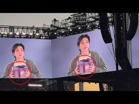 Full Fancam🔴Suga BTS moment of giving a big surprise on the last day of the concert in Brussels