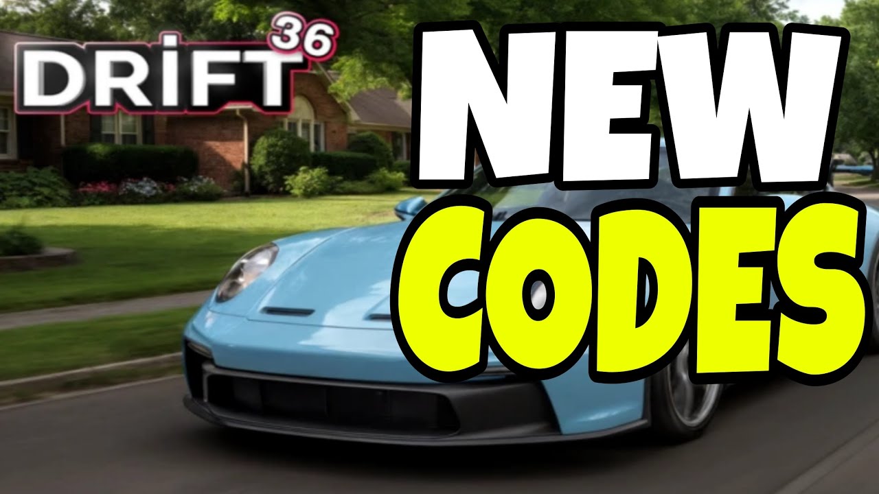 [NEW CARS 🏁] Drift 36 Codes - Roblox Drift 36 Codes - YouTube