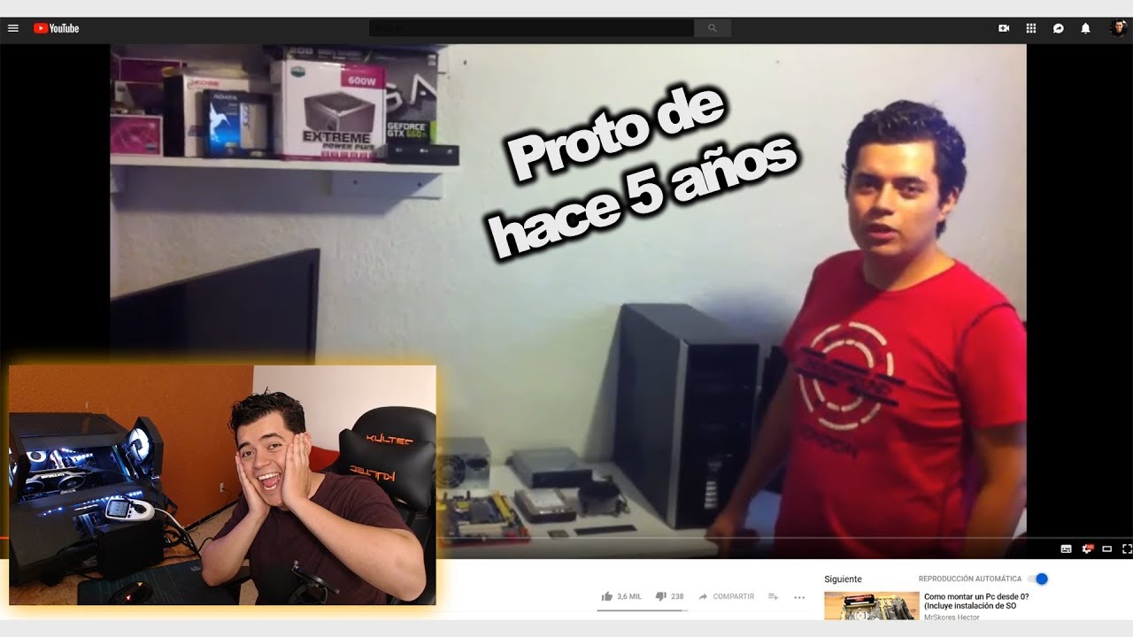 Reacciono a mi Primer tutorial de ensamblando PC (Anterior canal ...