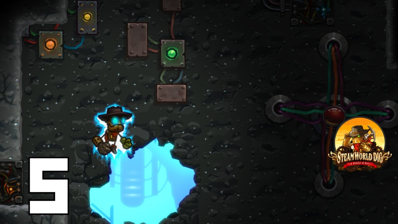 SteamWorld Dig #5 | Векторн | Електро роботы и лазеры - YouTube