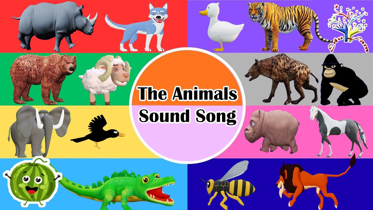 The Animal Sounds Song AT2WA3 | Do the animals talk? || Edufam Kids ...