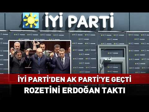 İYİ Parti kurucularındandı AK Parti'ye katıldı #sondakika