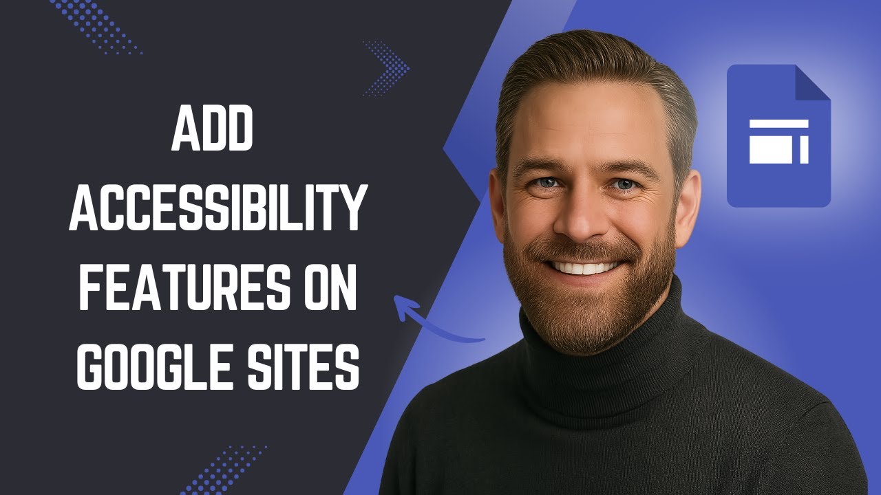 How to Add Accessibility Features on Google Sites Fast and Easy! Google ...