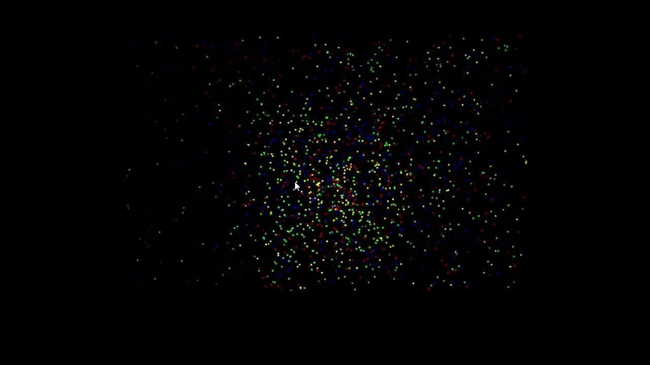 Particle System in PyGame (Demo only) - YouTube