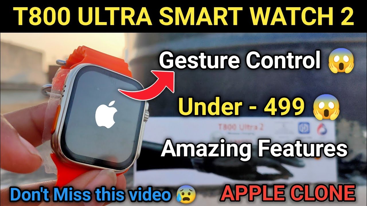 T800 Ultra 2 Smart Watch Unboxing & Review | t800 ultra smart watch ...