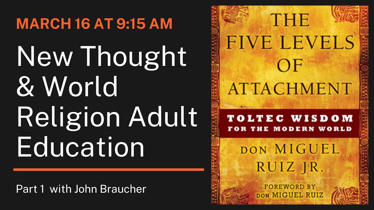 3/16/25 New Thought Adult Education Class "The 5 Levels of Attachment ...