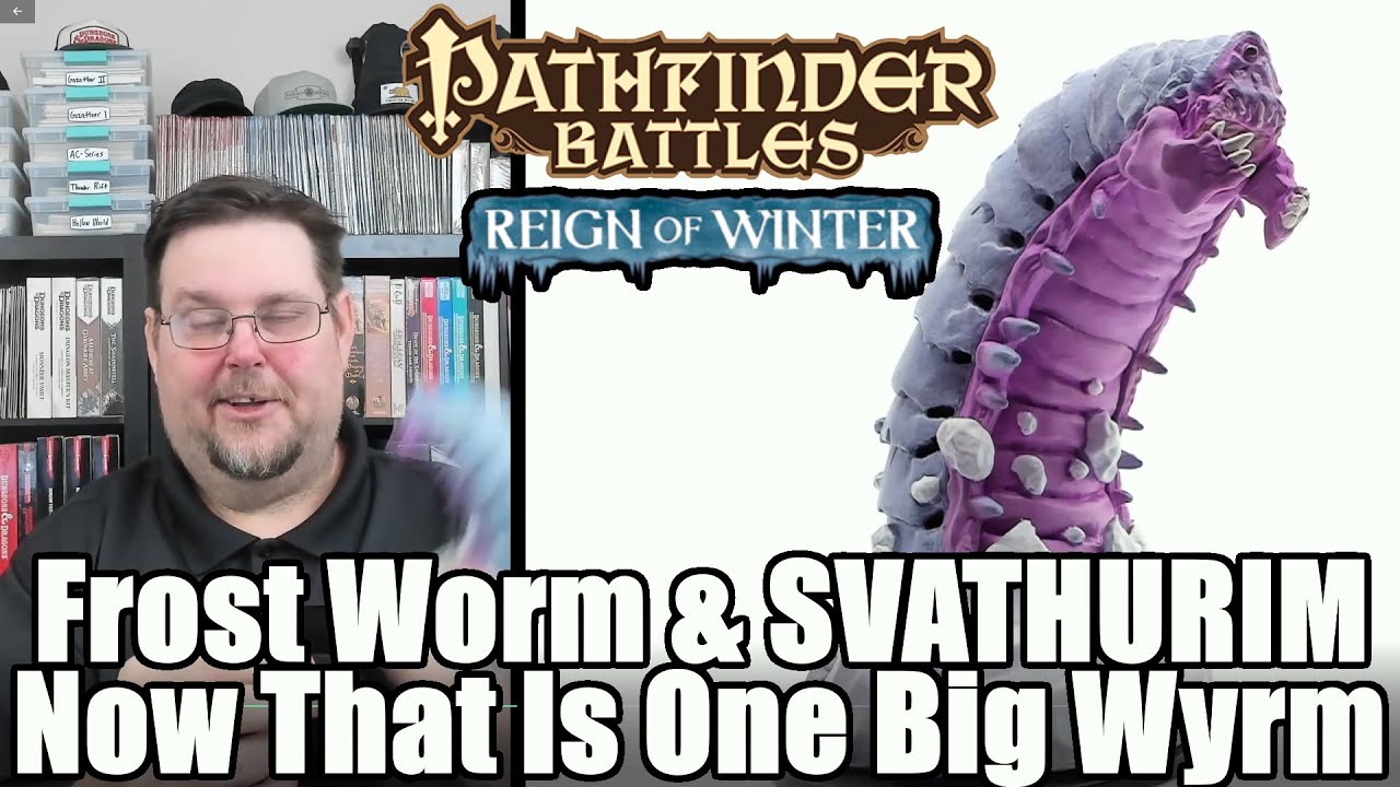 The Frost Worm & SVATHURIM | Reign Of Winter Encounter Pack | Now That ...
