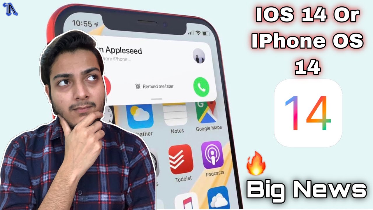 IOS 14 or IPhone OS 14 🤔🔥 | Big news and Leaks 😍 | WWDC 2020 - YouTube