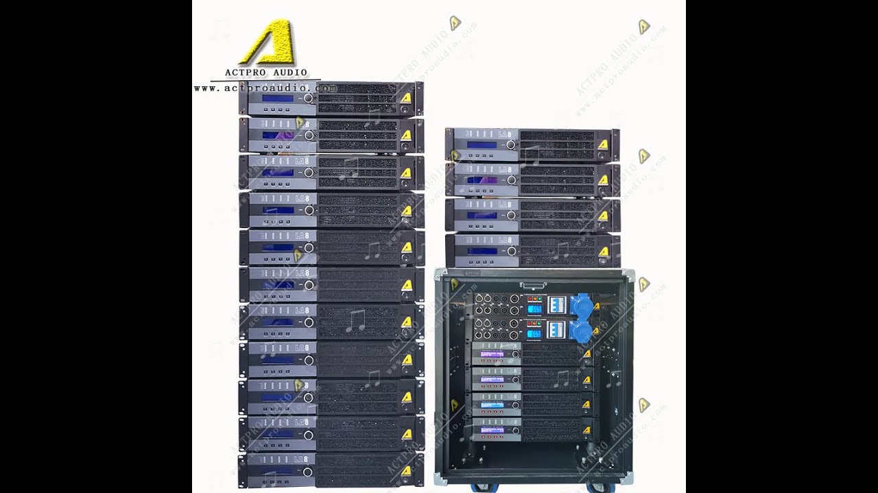 La8 DSP Amplifier LA8 4CH Professional Audio AMP - YouTube