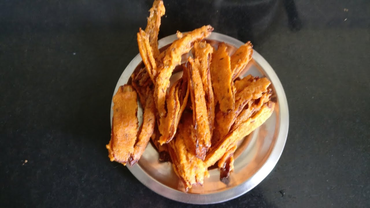 Banana peel fries, crispy and delicious snacks recipe - YouTube