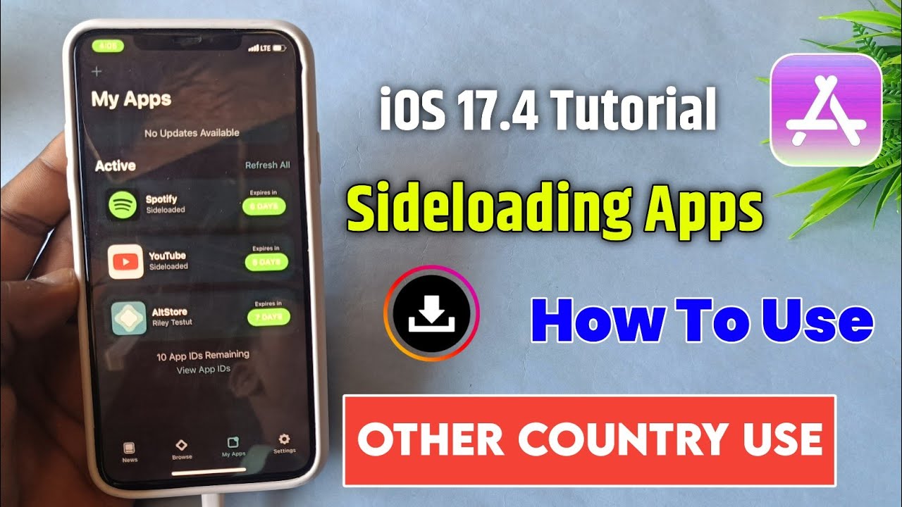 how to use sideloading on iphone 2024 | sideloading apps ios 17.4 | ios ...