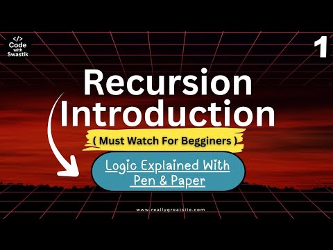 Recursion Introduction | Part - 1 | Basics of Recursion Explained with Examples (DSA for ...