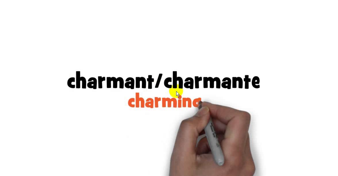 How to pronounce charmant # charmante - YouTube