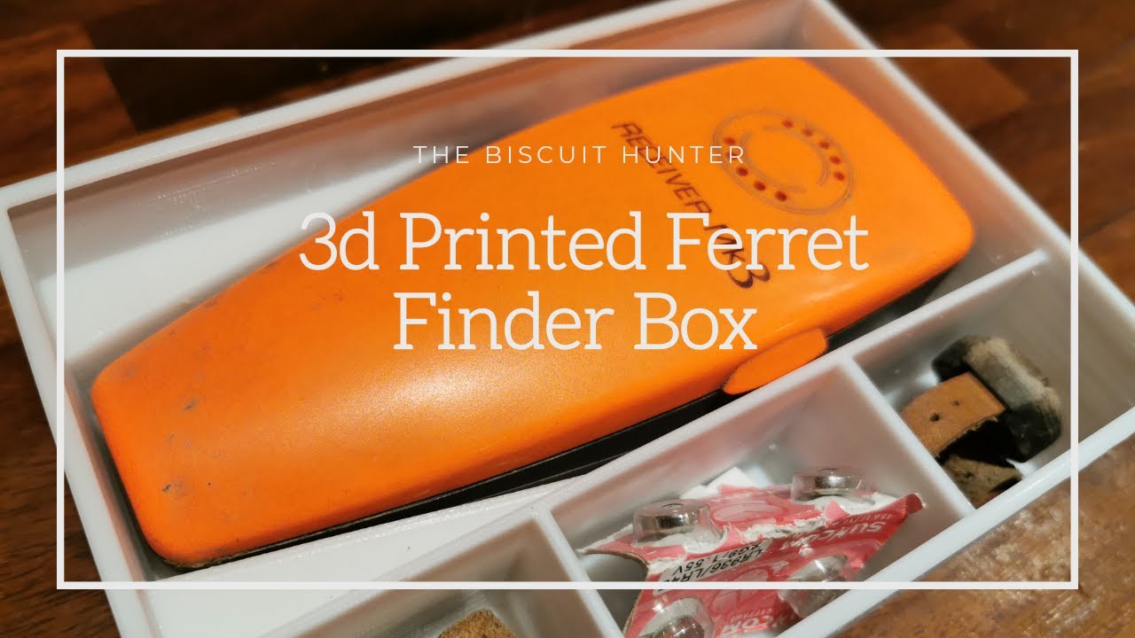 3d printed Ferret Finder Box part 1 - design prototype - YouTube