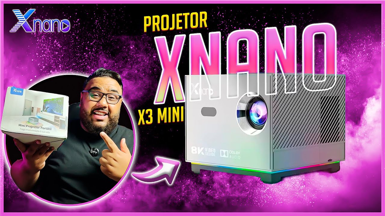 O Projetor Xnano X3 Mini é Bom? Tudo Sobre Esse Lançamento! - YouTube